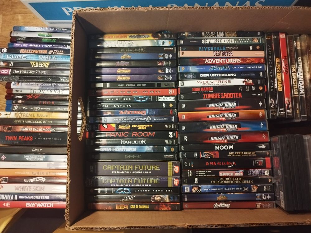 250 DVD Sammlung: Action Horror Science Fiction Fantasy Held (Gebraucht ...