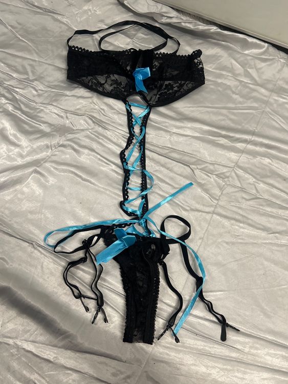 Sexy Dessous Neglige Spitze Straps String BH 1 Size Neu (Neu und ...