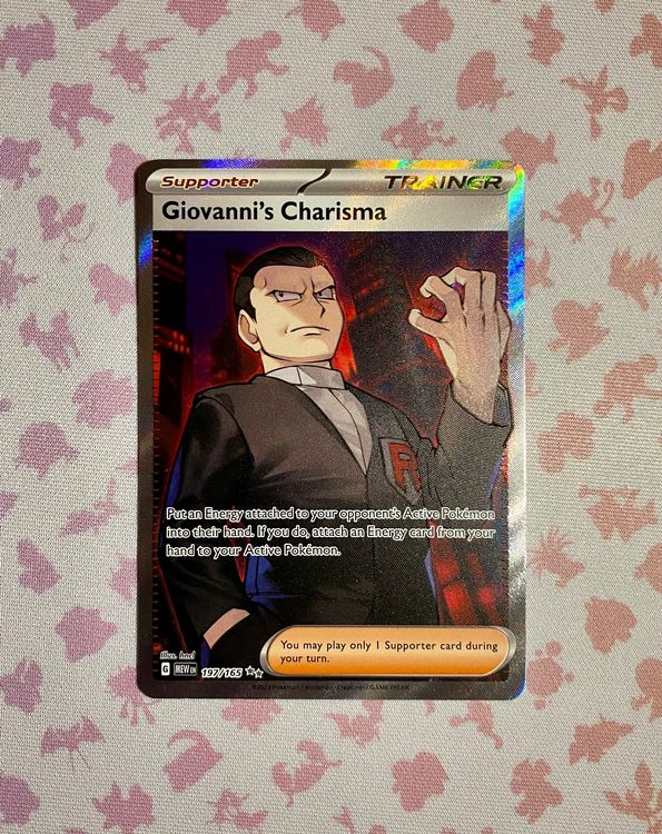 Pokemon 151 'Giovanni's Charisma' EN (Neu (gemäss Beschreibung)) in ...