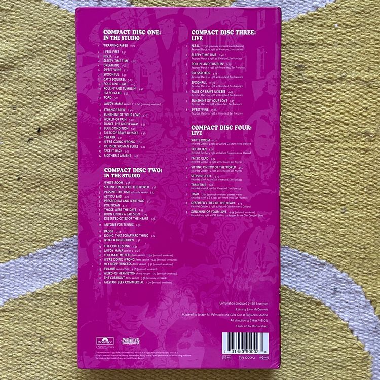 CREAM ERIC CLAPTON-BOX SET 4CD BOX THOSE WERE THE DAYS (Gebraucht) in Rorschacherberg für CHF 29 ...