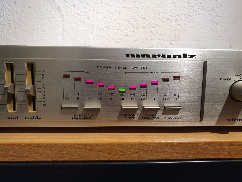 Amplificateur vintage design Marantz PM 350 champagne | Kaufen auf Ricardo