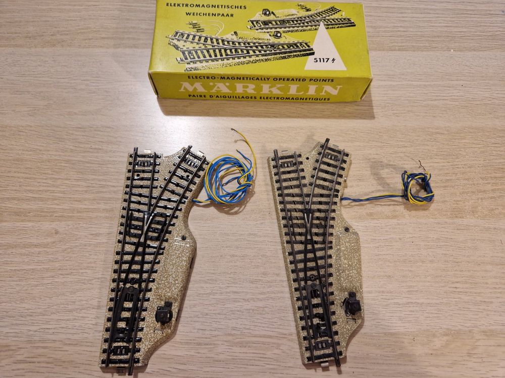 Märklin 2 x 5119 Weichen M H0 (1) | Kaufen auf Ricardo