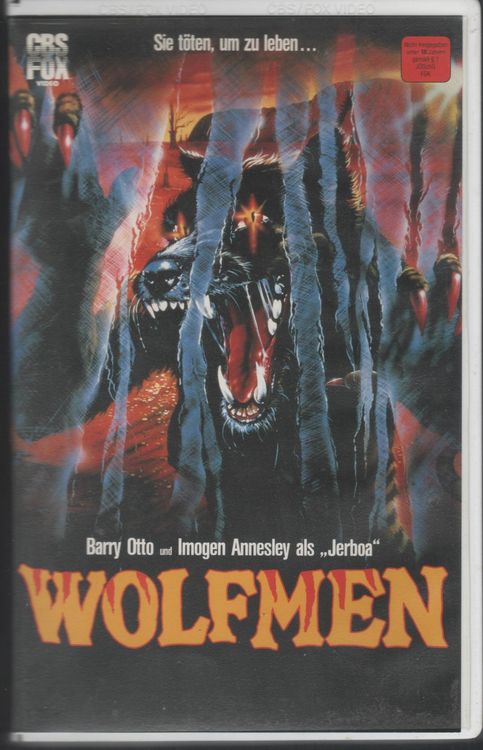 Wolfmen (AUS 1987) CBS FOX VHS 5148 (Gebraucht) in Remetschwil für CHF ...