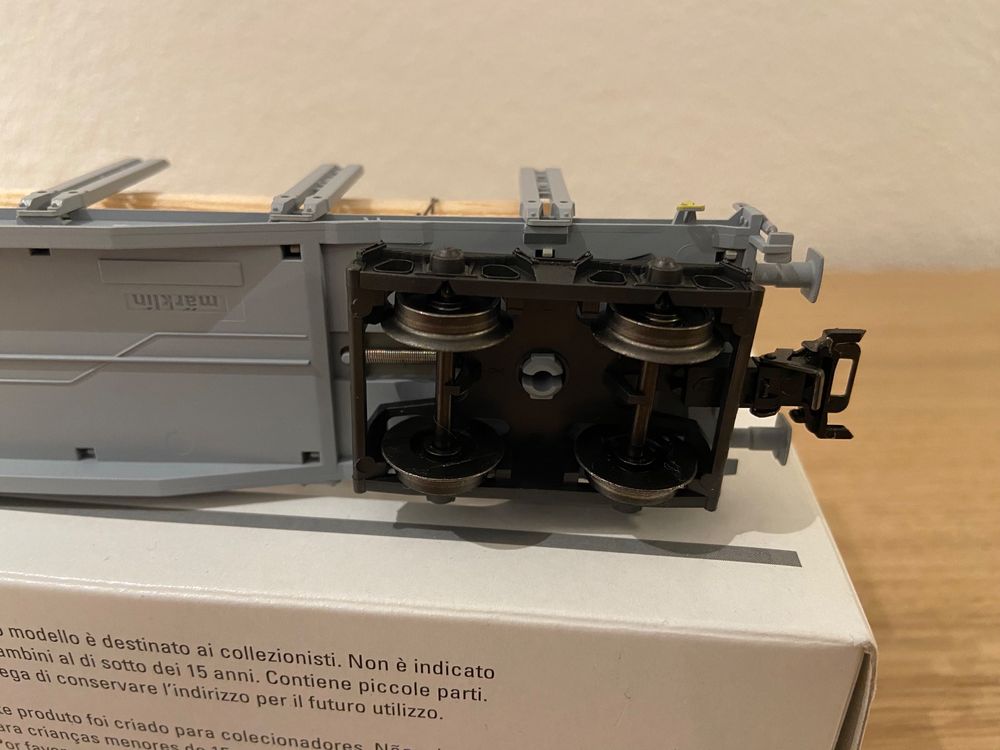 Märklin 47148-01 - Rungenwagen Snps mit Holzladung SBB (Gebraucht) in ...