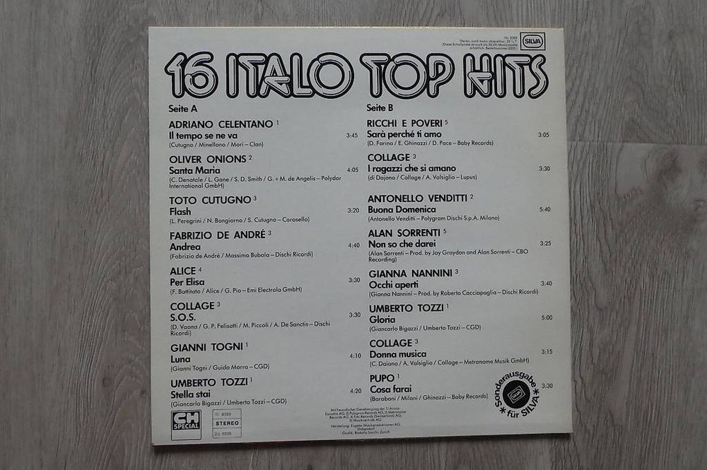3 LPs, Super Hit Frankreich, Espana Hits, Italo Top Hits. (Gebraucht ...