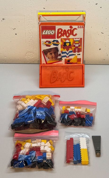 Lego 335 Basic Building Set von 1990 mit Box (Gebraucht) in Rechthalten für CHF 10 – mit ...