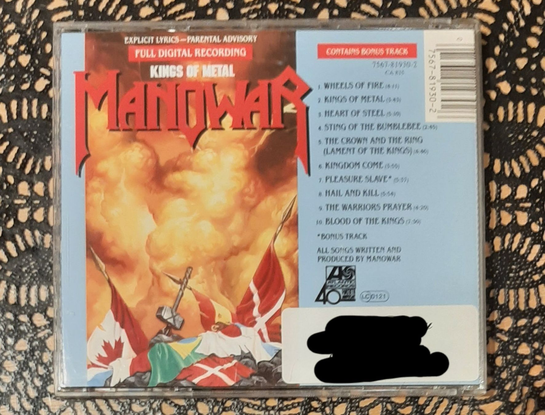 Manowar - Kings Of Metal, USA Heavy Metal Album 1988 (Gebraucht) in ...
