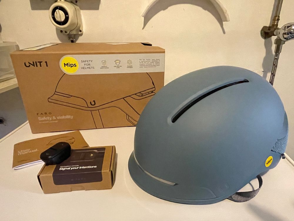 e-bike Helm Unit1 Faro MIPS + sep. Navigationsfernbedienung (Neu ...