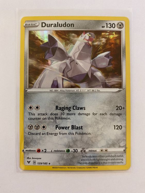 Pokemon Duraludon 129/185 Holo Vivid Voltage EN (Neu (gemäss ...