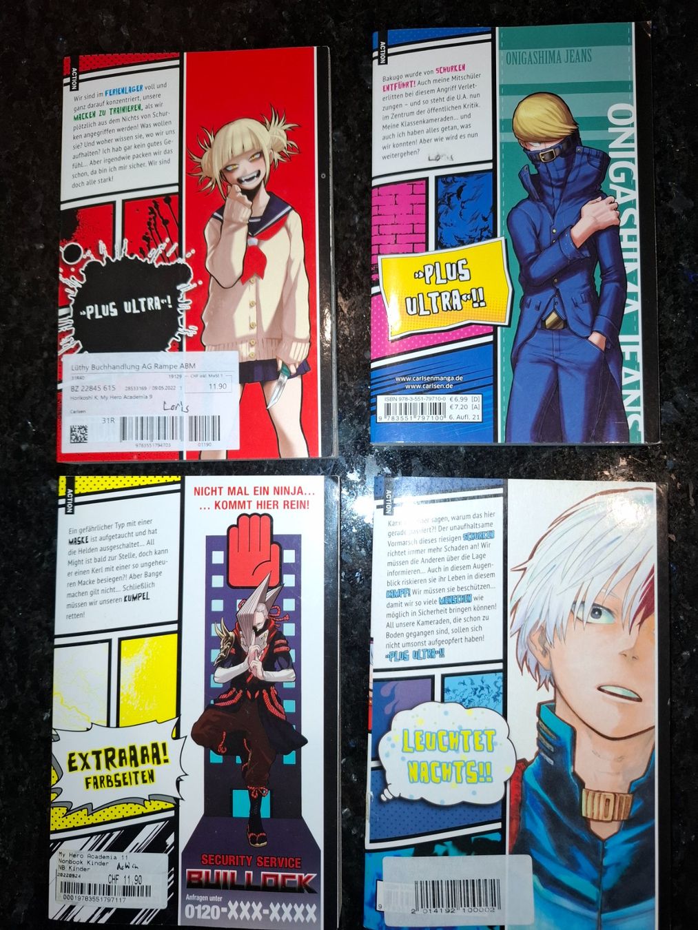 4x My Hero Academia Manga, Band 9, 10, 11 & 30, Deutsch (Gebraucht) in ...