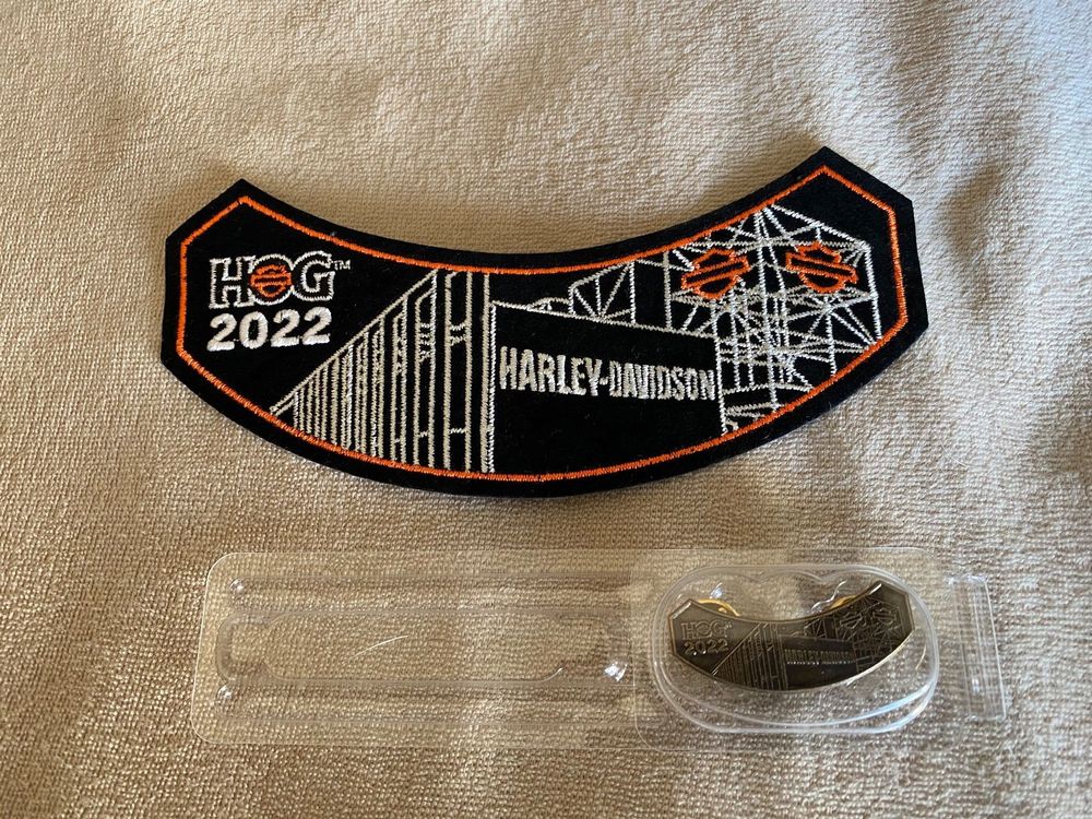 HOG HARLEY-BADGE MIT PIN 2022 | Kaufen auf Ricardo