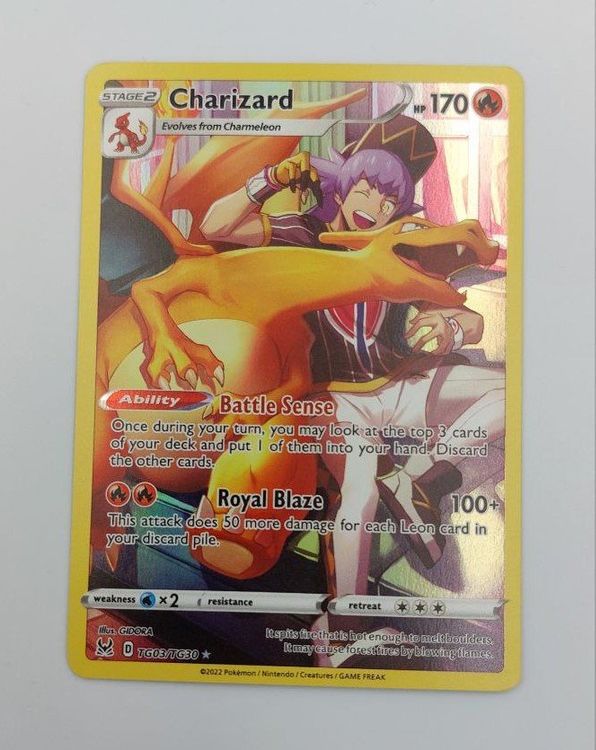 Charizard (TG03/TG30 Lost Origin) NM / ENG (Gebraucht) in COINTRIN für ...