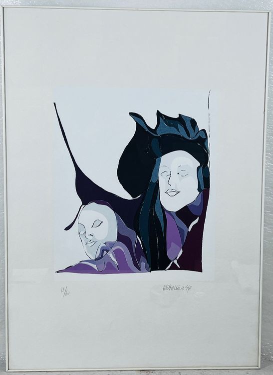 Interessante Lithografie Unleserlich Signiert Nummeriert (Gebraucht) in Root für CHF 10 – mit ...