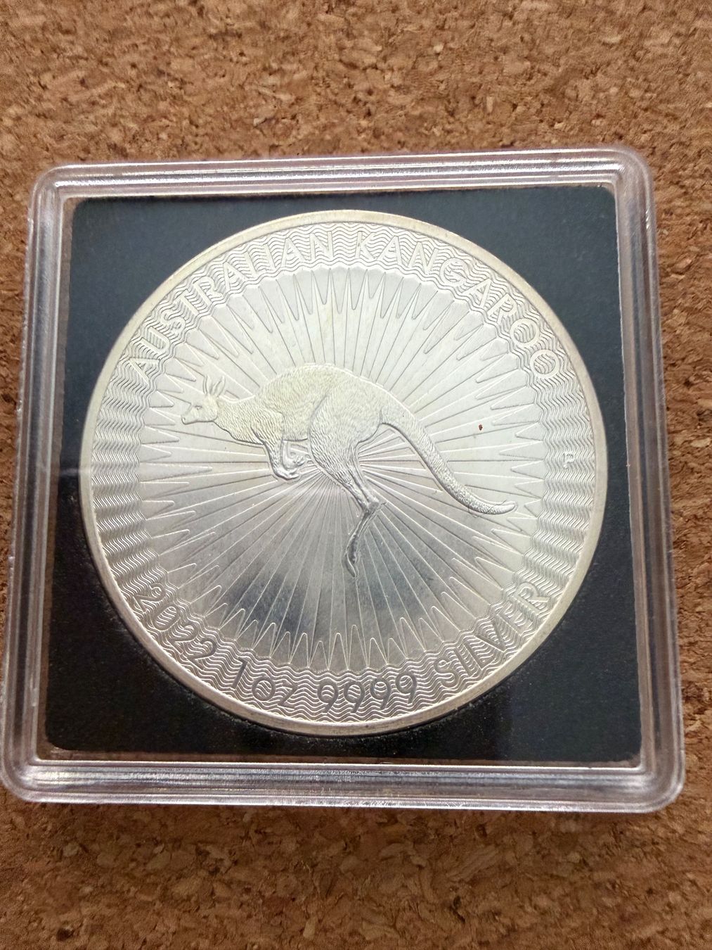 Australien Känguru Silbermünze 2022, 1 Unze, 999.9 fein (Gebraucht) in ...