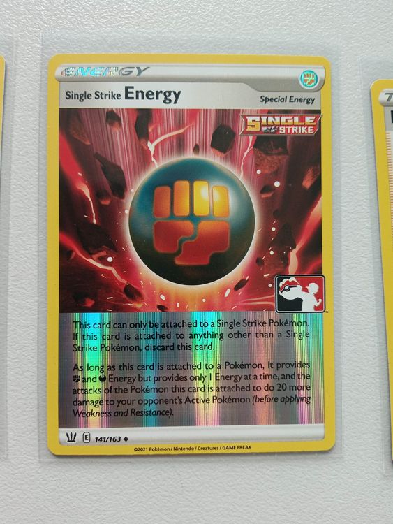 Single Strike Energy HOLO - Pokemon TCG Prize Pack Stamp (Gebraucht) in ...