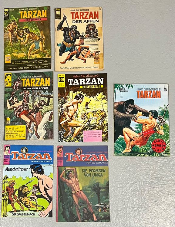 7 Original TARZAN Comics aus den 70-er Jahren | Kaufen auf Ricardo