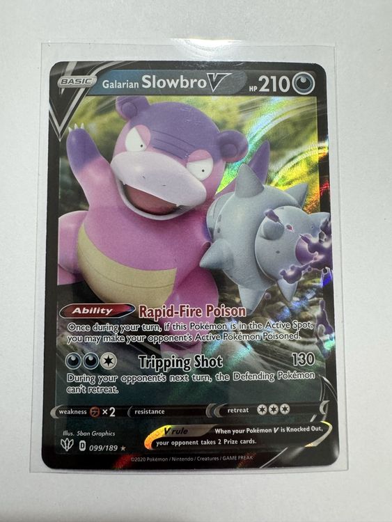 Slowbro V #099 EN Darkness Ablaze (Gebraucht) in Savigny für CHF 1 – mit Lieferung auf Ricardo ...