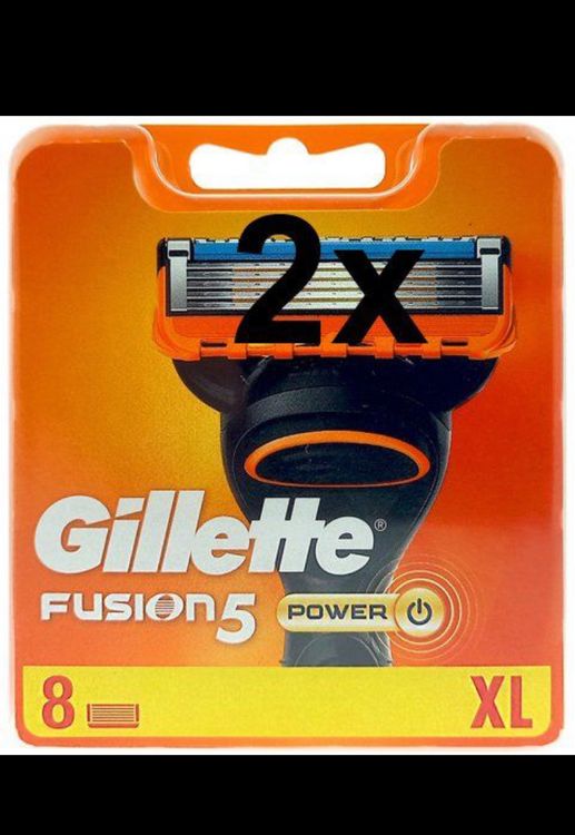 Original 2x Gillette Fusion5 Power XL 8 neveu | Kaufen auf Ricardo