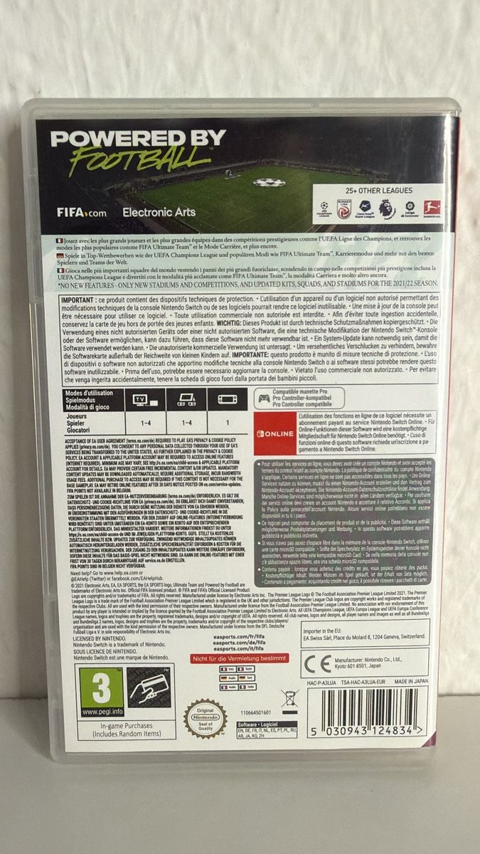 FIFA 22 Legacy Edition - Nintendo Switch Game - Excellent! (Gebraucht ...