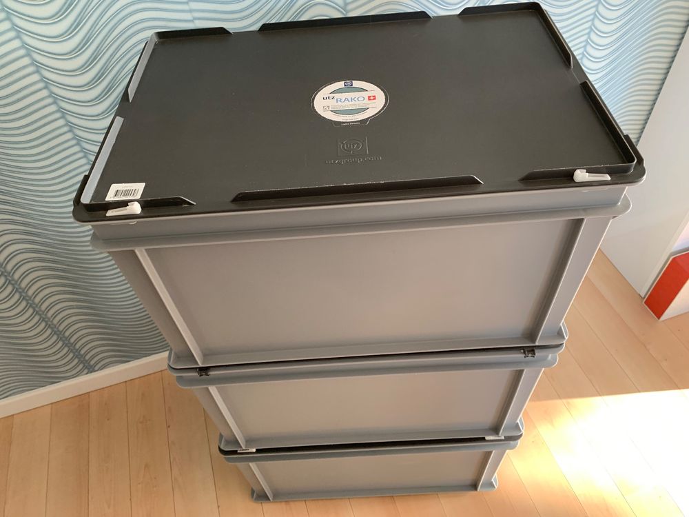 3 Stk Kunststoff Rako Box 60 x 40 Höhe 32 cm (Gebraucht) in Heimberg ...