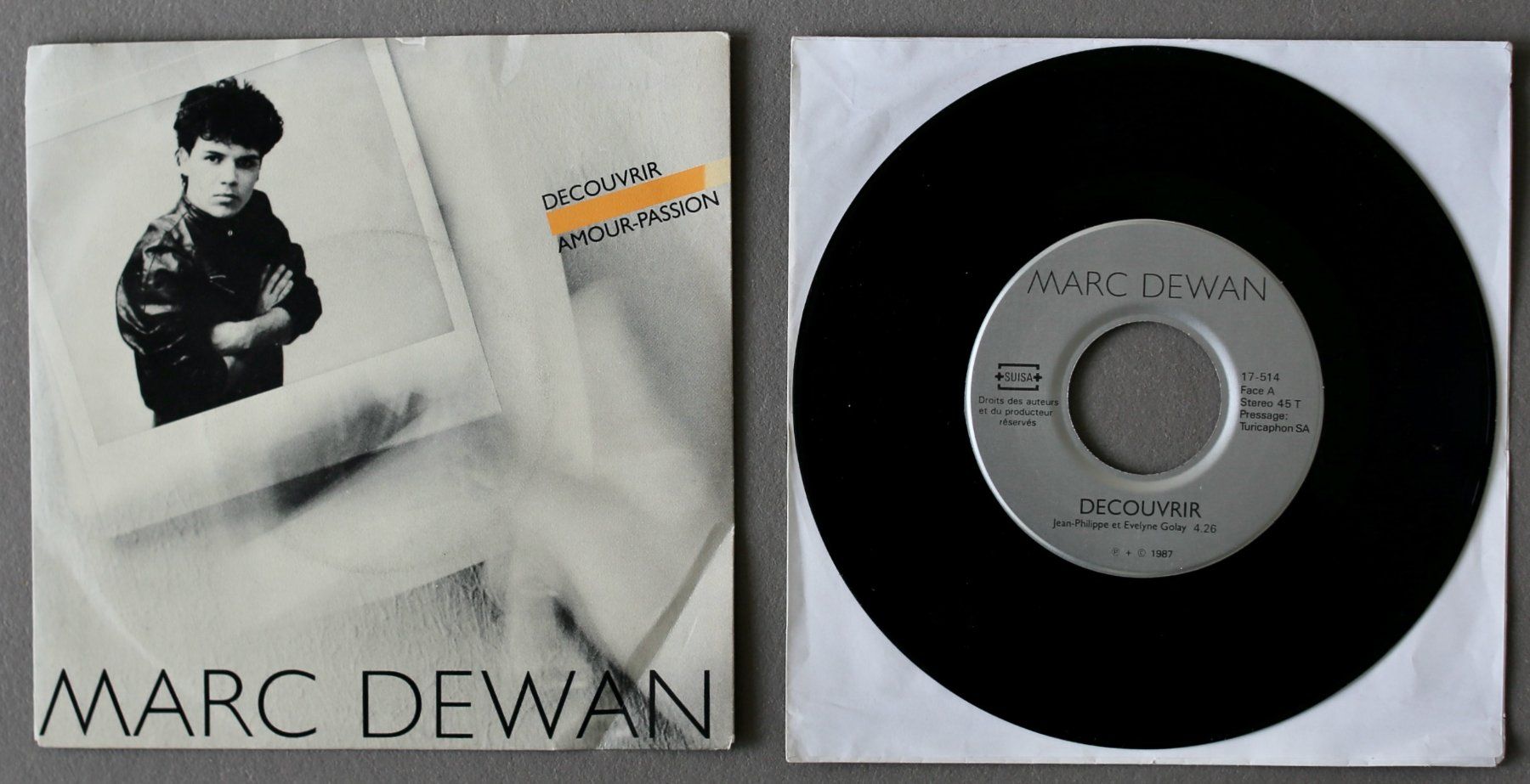 Single, CH 80's Synth Pop, Marc Dewan, Découvrir, 1987 (Gebraucht) in ...
