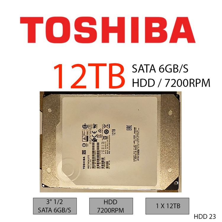 Toshiba MG07ACA12TE 12 TB CMR (Gebraucht) in Semsales für CHF 130 – mit Lieferung auf Ricardo kaufen