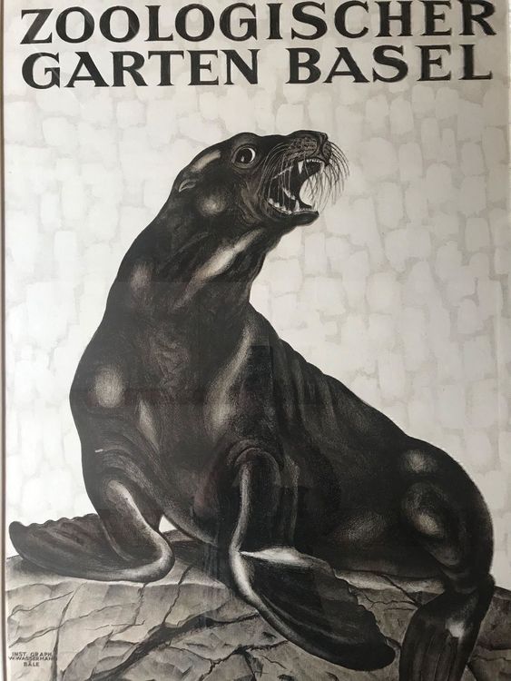 Altes Plakat Zoologischer Garten Basel (Gebraucht) in Rünenberg für CHF ...
