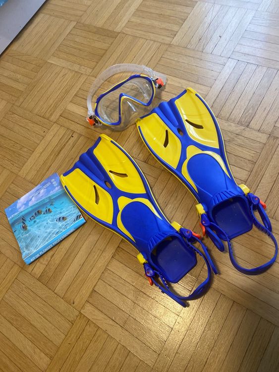 Flossen und Taucherbrille 27-31 (Neu (gemäss Beschreibung)) in Zürich ...