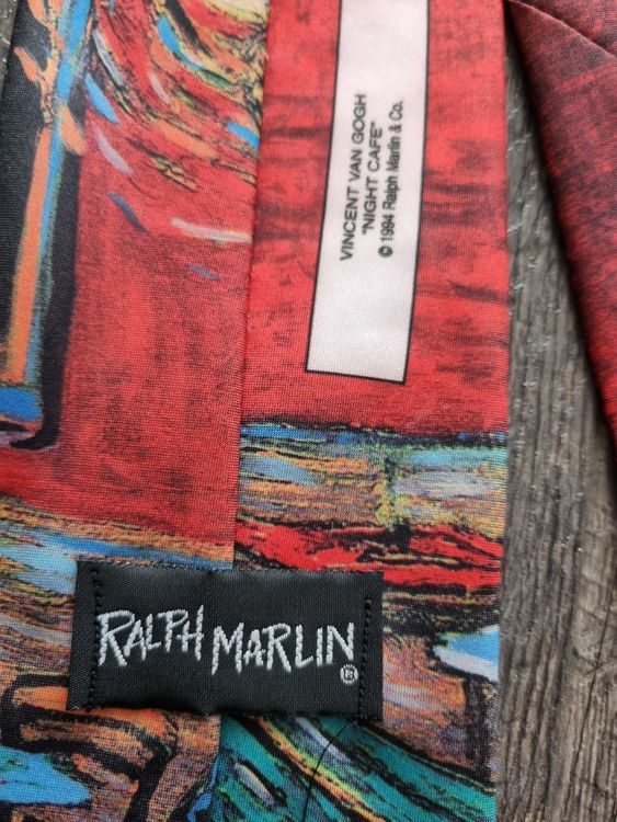 Seidenkrawatte * Ralph Marlin * Vincent van Gogh, Vintage (Gebraucht ...