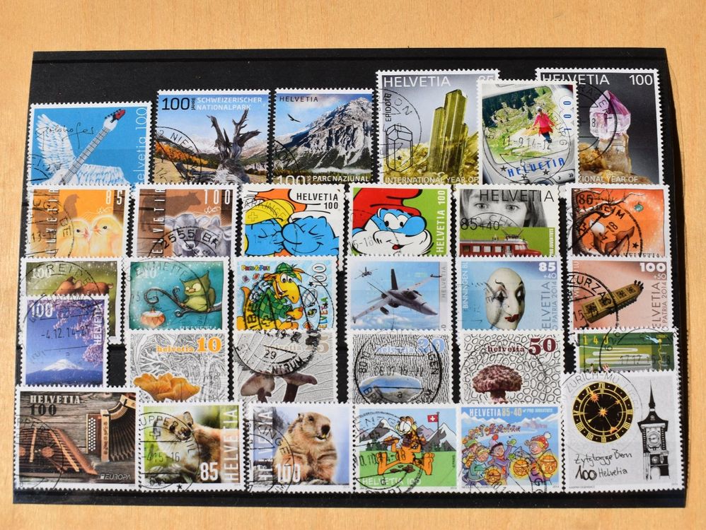 30 neuere Briefmarken der Schweiz A (Gebraucht) in Bettingen für CHF 5 ...