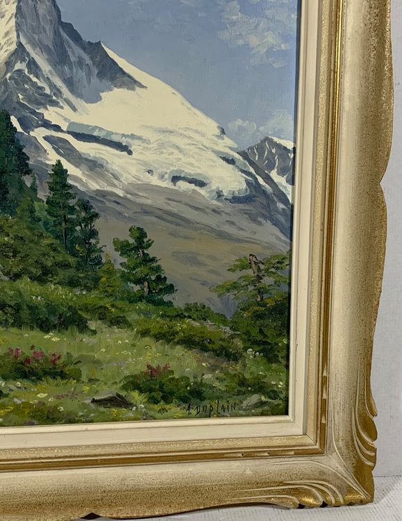 Albert Duplain (1890-1978) Berglandschaft Gemälde (Gebraucht) in für ...