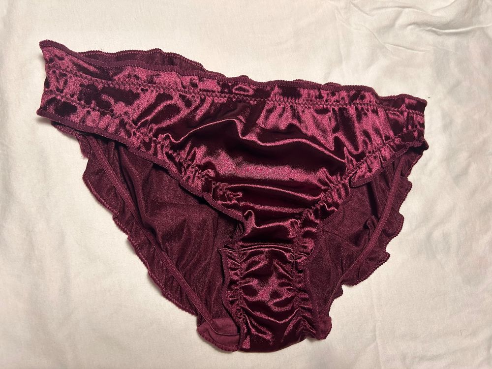 Sexy mutandine di raso in colore vino rosso (Nuovo e nell'imballaggio ...