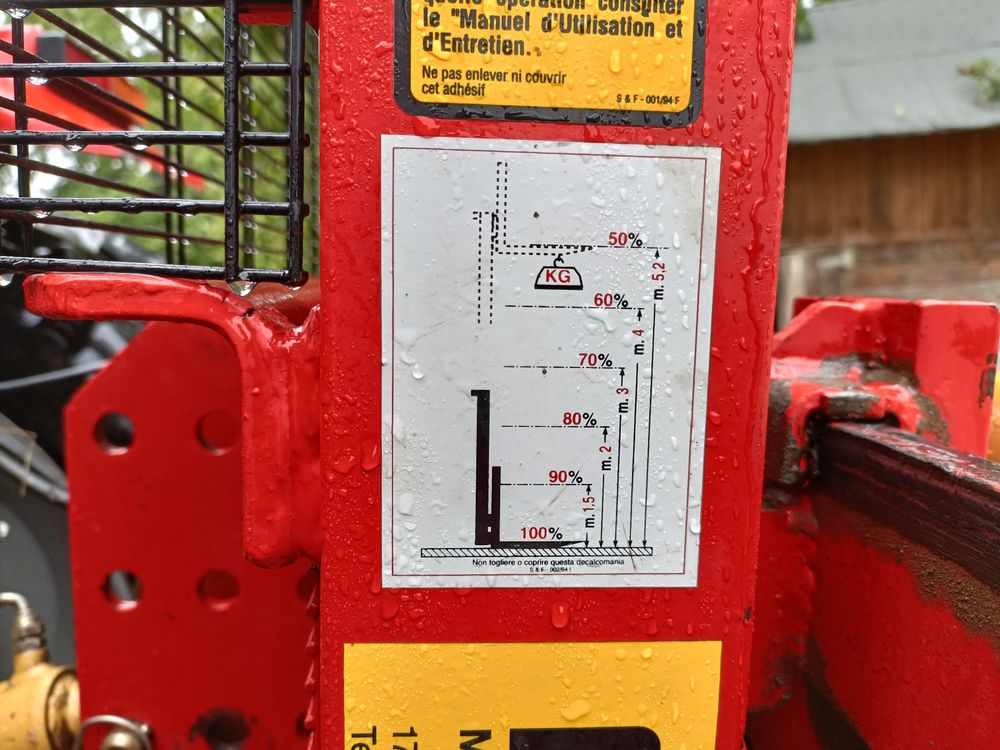 Heckstapler Suprani& Fiorentini (Gebraucht) in Rietheim für CHF 3000 – nur Abholung auf Ricardo ...