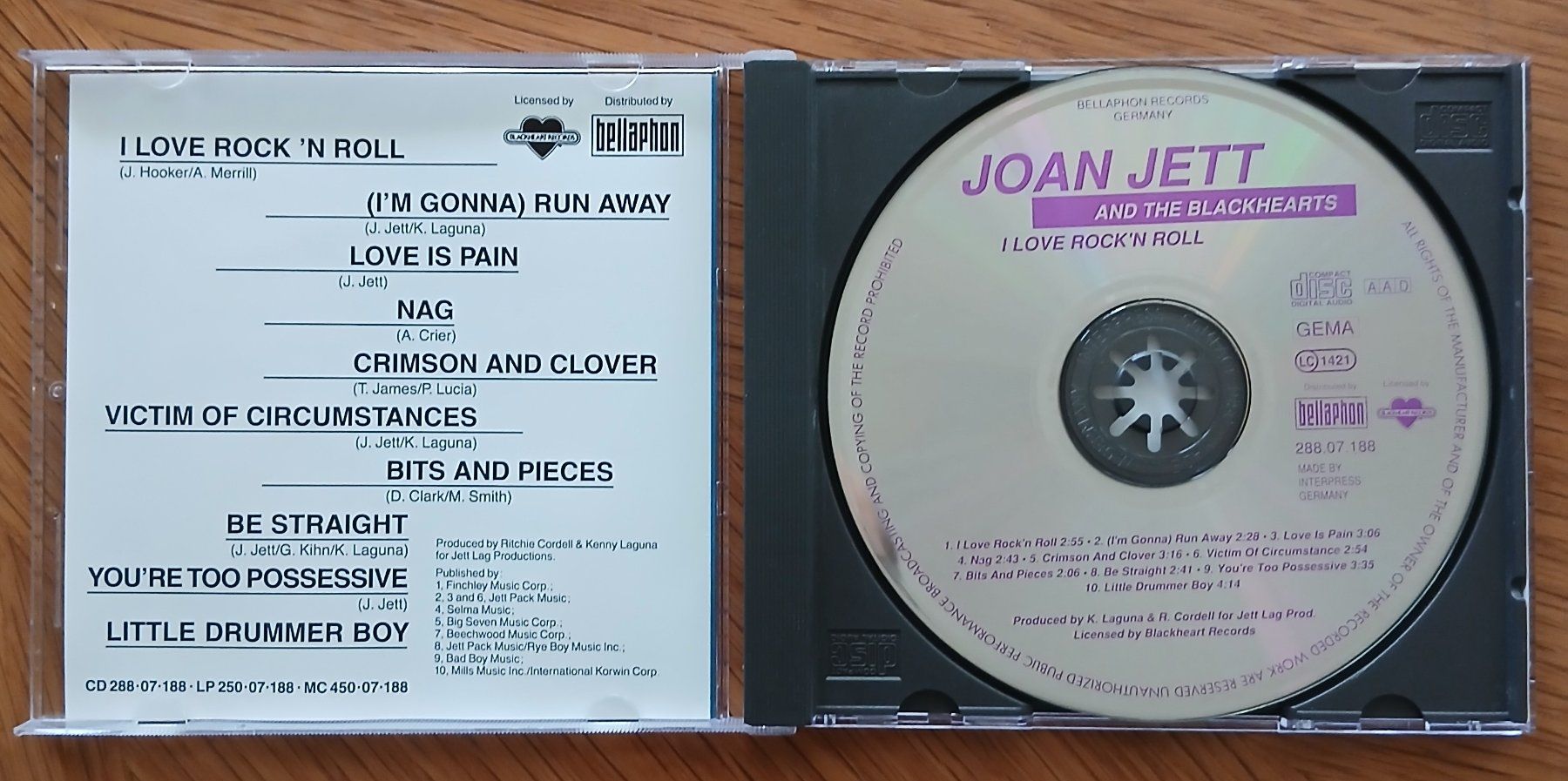 Joan Jett & The Blackhearts – I Love Rock 'N Roll (CD) TOP!! (Neu ...