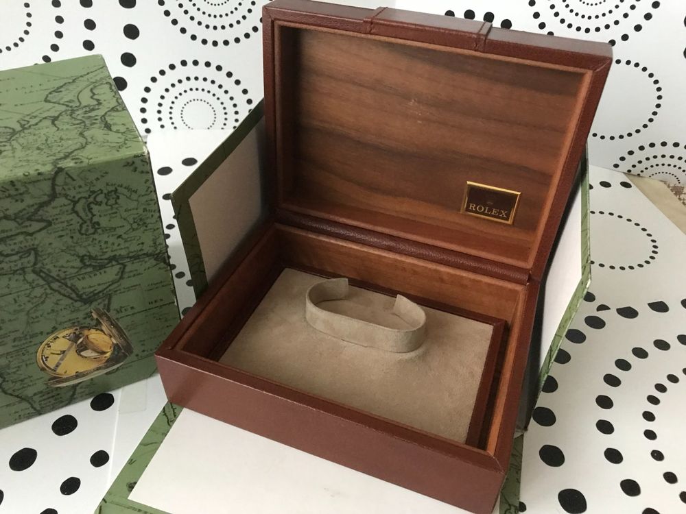 ROLEX ORIGINAL - VINTAGE WATCH CASE BOX ECRIN - RARE - TOP ! | Kaufen ...