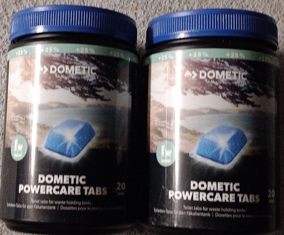 2x 20 Dometic PowerCare Tabs - Ideal für Camping WC (Neu und ...