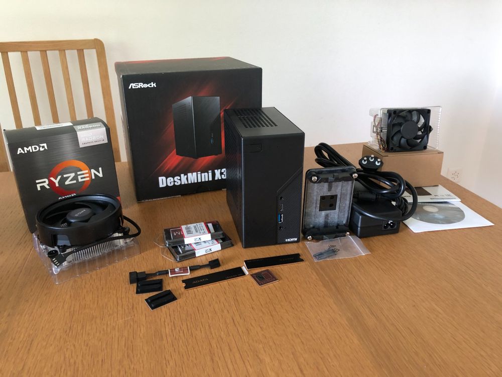 Mini PC ASRock DeskMini X300, Ryzen 7 5700G, 64GB RAM, 6TB (Neu (gemäss ...