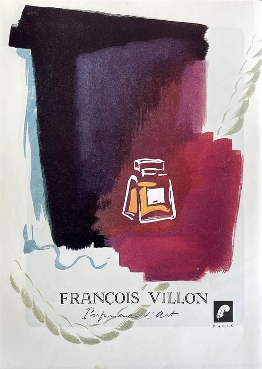 François Villon Parfum - Alte Werbung / Publicité 1946 (Gebraucht) in ...