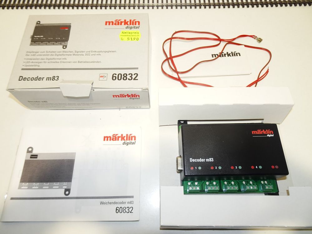 Märklin Decoder Digital MFX m83 HO 60832 | Kaufen auf Ricardo