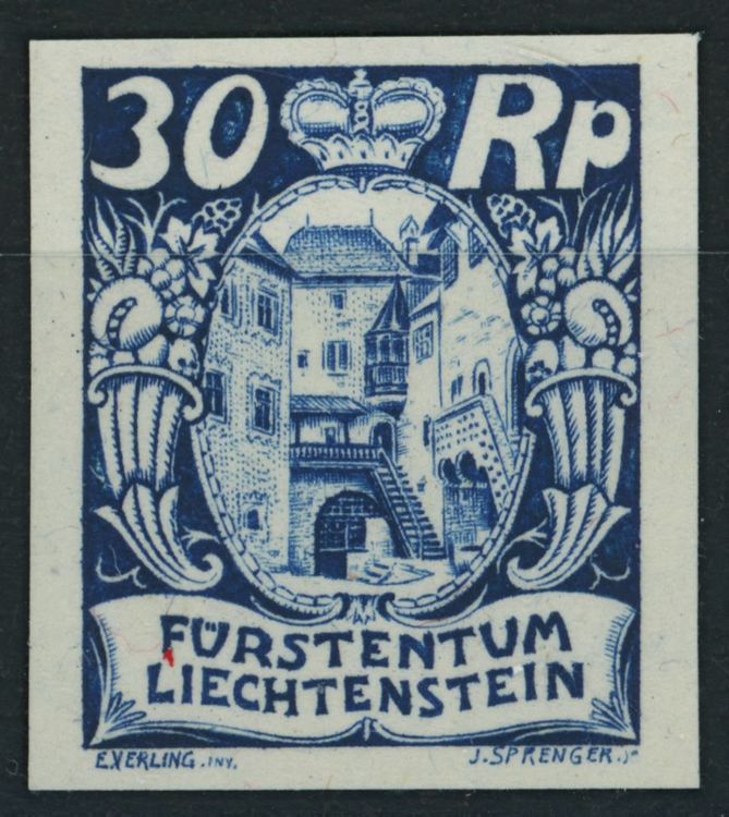 FL - 1925 - Schloss Vaduz - Probedruck - Abart - ungebraucht (Neu (gemäss Beschreibung)) in ...