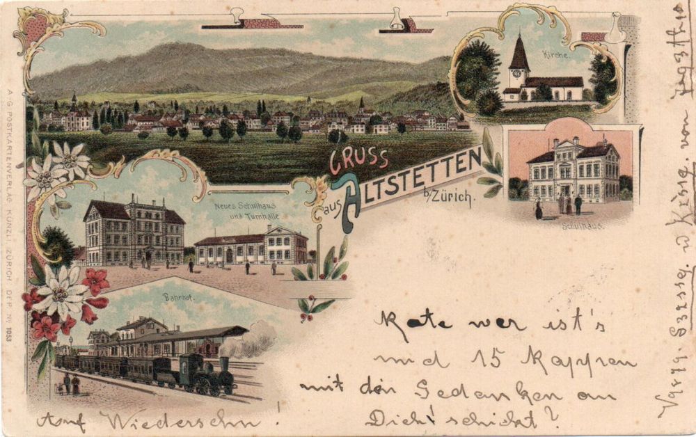 Gruss aus Altstetten Litho (Gebraucht) in Wetzikon ZH für CHF 25 – mit Lieferung auf Ricardo kaufen