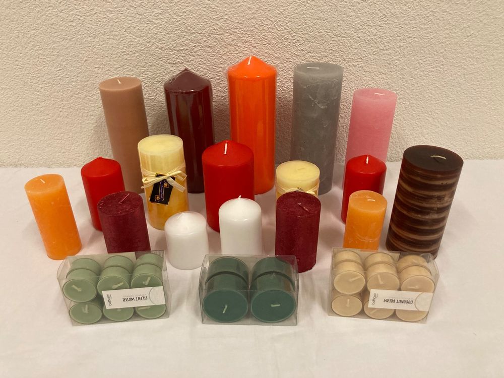 Kerzen - Restposten - Paket, 8 Kilo gemischte Kerzen, NO 150 (Neu und ...