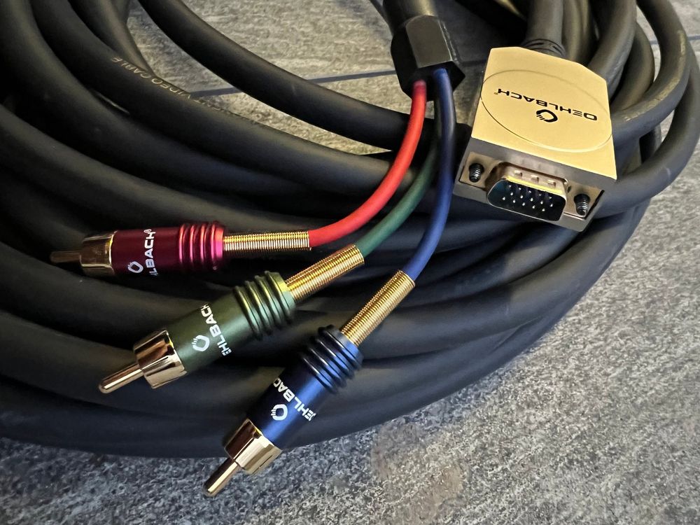 Oehlbach Component-Video zu VGA 15m, 75 Ohm (Gebraucht) in Lachen für ...