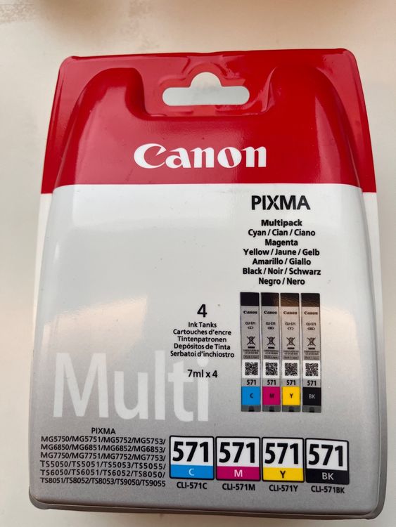 Druckertinte Multipack Canon Pixma 571 (Neu und originalverpackt) in ...