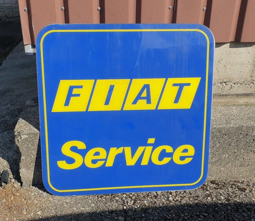 Fiat Service Schild (Gebraucht) in Wil SG für CHF 105 – nur Abholung ...