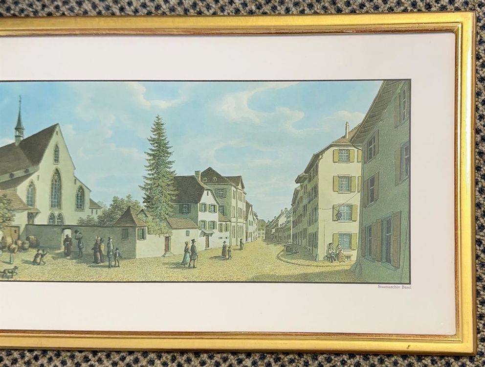 Eckvergoldet nach druck Basel Claraplatz | Kaufen auf Ricardo