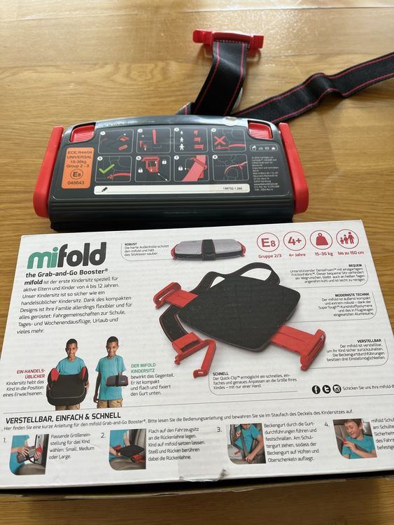 mifold Comfort grab-and-go booster / Kinderautositz (Gebraucht) in ...