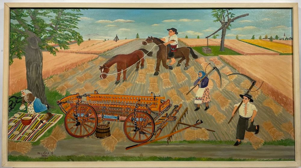 Martin Paluska (1913-1984) grosses Gemälde (Gebraucht) in Root für CHF ...