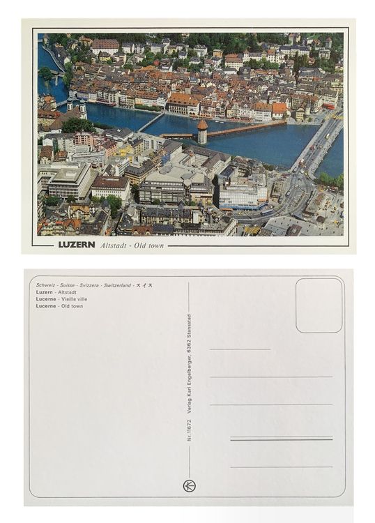 Luzern Altstadt Seebrücke Kapellbrücke Bahnhof Trolleybus (Neu (gemäss Beschreibung)) in Bern ...