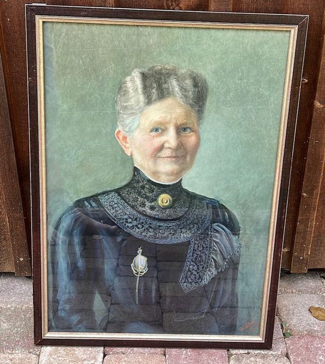 Aquarell, Portrait einer Dame von Paul Bleuler (ID L122) | Kaufen auf ...